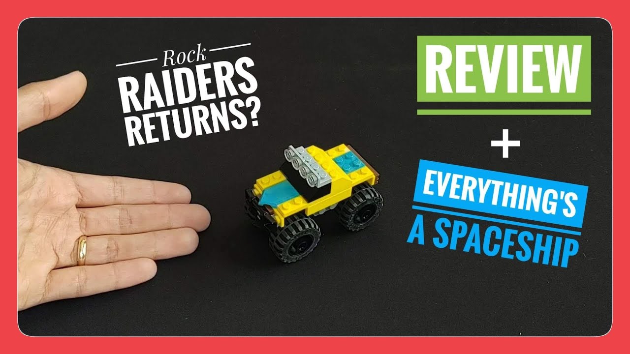 Lego Rock (Raiders) Monster Truck Review w/ Spaceship‽ - YouTube