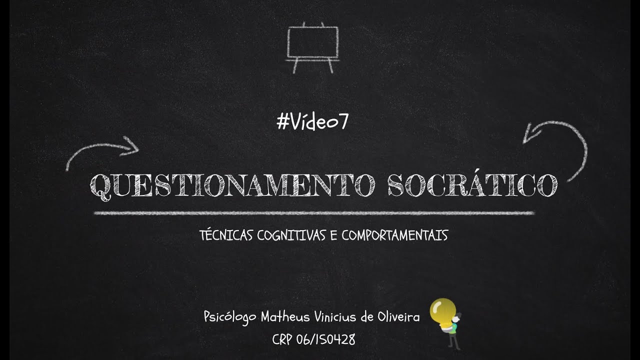 Técnicas Cognitivas e Comportamentais 7 - Questionamento Socrático ...