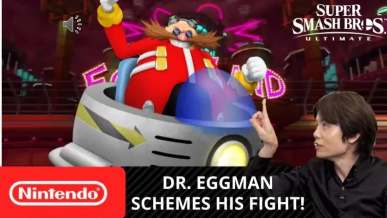 Super Smash Bros. Ultimate - Mr. Sakurai Presents "Eggman" - YouTube