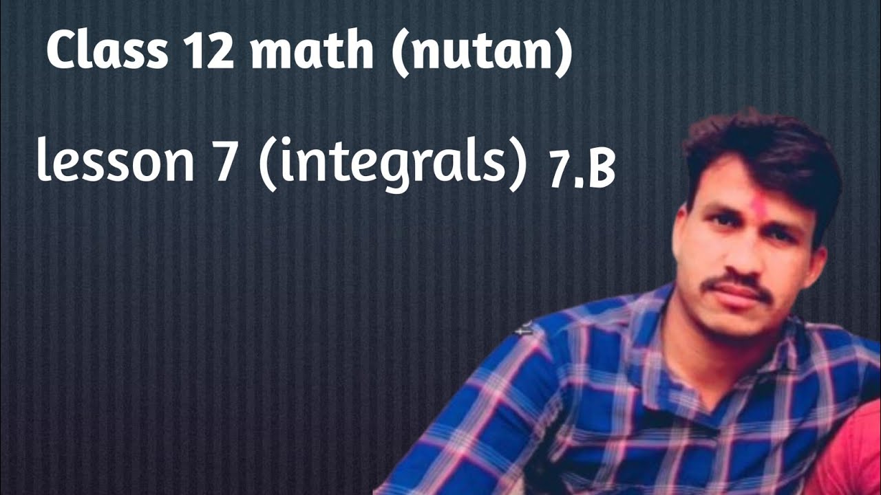 12th math chapter -7 ex- 7(B) - YouTube