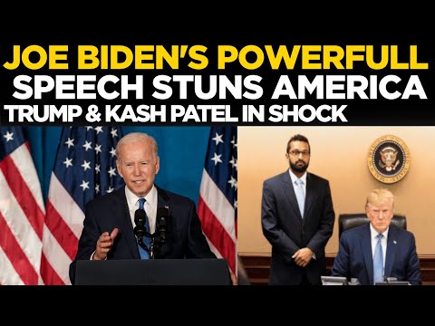 LIVE: Ex-US President Joe Biden Powerfull Speech Stuns America | Donald Trump | Kash Patel | US News