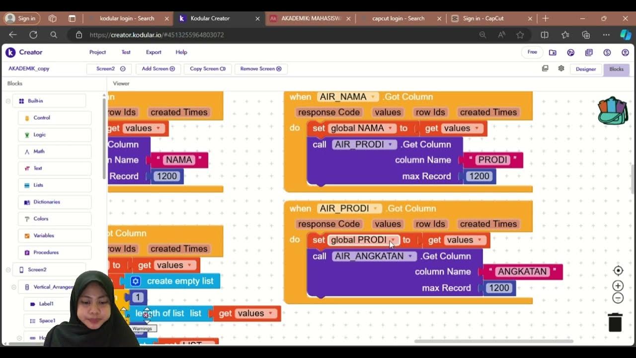 Penjelasan Fungsi Block Kodular - YouTube
