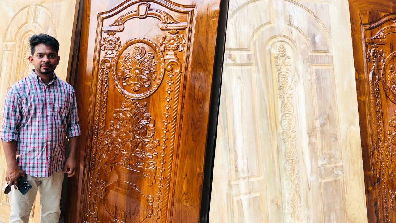 100% সারি🔥সেগুন ও মেহগনি কাঠের দরজা ও চৌকাঠ। segun mahogani kather ...