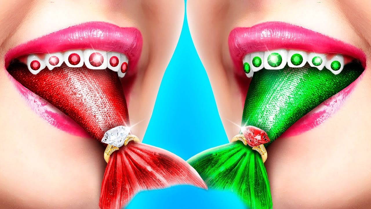 We Build a Bunk Bed For Triplets Mermaids || Rich VS Broke Secret Room - YouTube