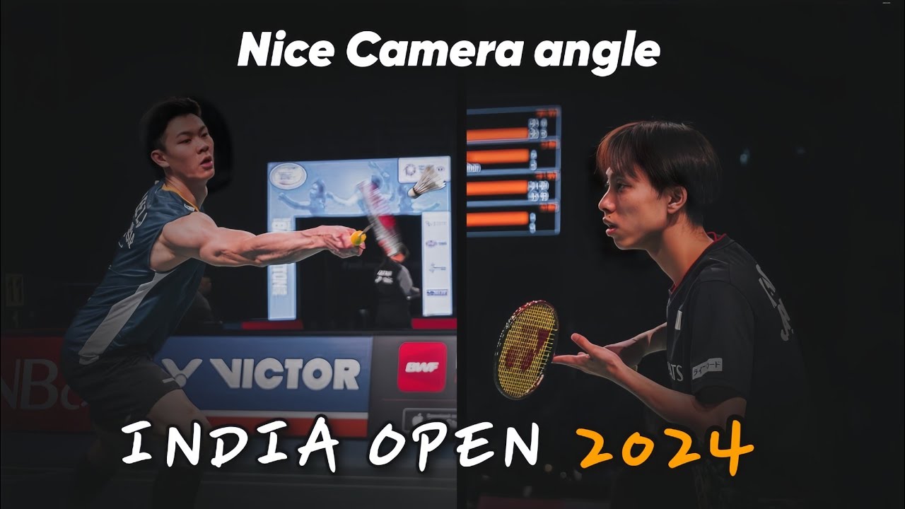 Nice Camera angle || Lee Zii Jia vs kodai naraoka || India open 2024 highlights - YouTube