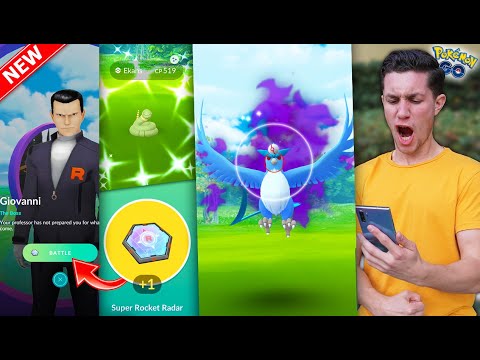 DEFEATING GIOVANNI QUEST + CATCHING A *SHADOW LEGENDARY* in Pokémon GO ...