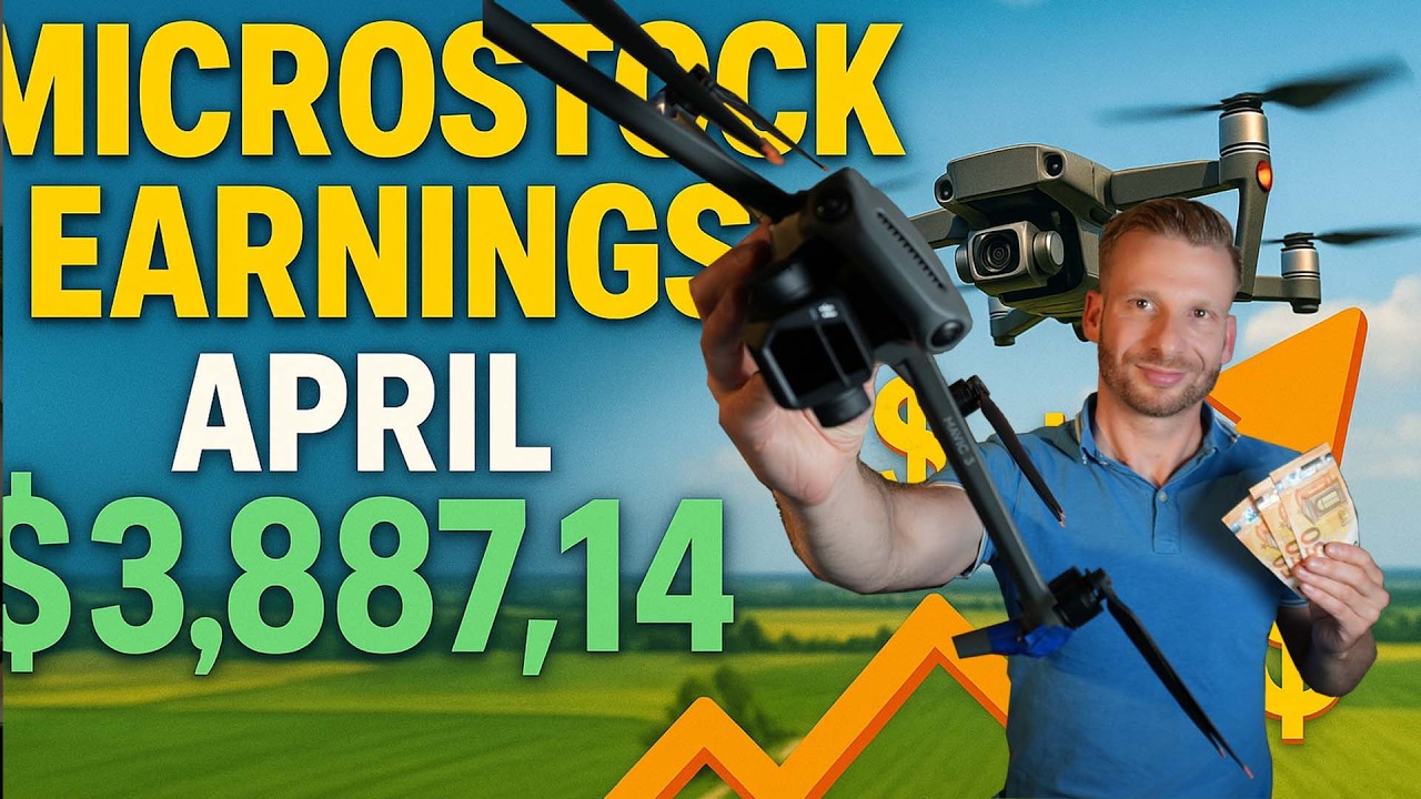 April 2025 Microstock Earnings $3.887,14 - YouTube