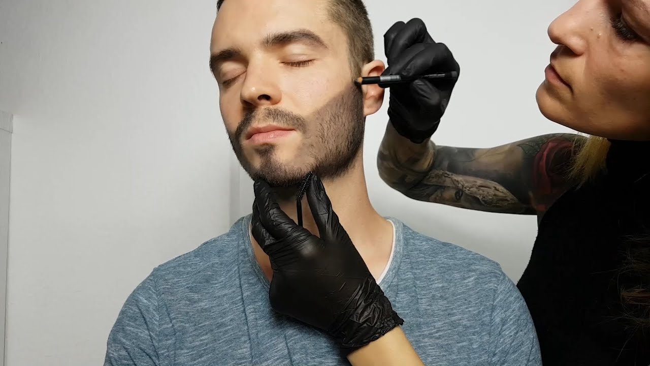 ASMR Beard Completion / Make Up - YouTube