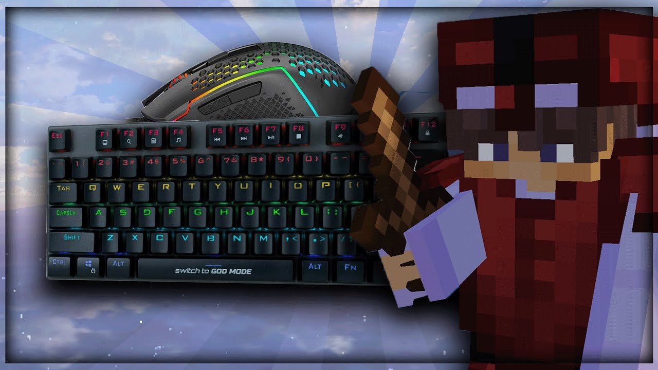 MINECRAFT keyboard and mouse sounds!!! | #3 | Bedfight asmr 🔥 - YouTube