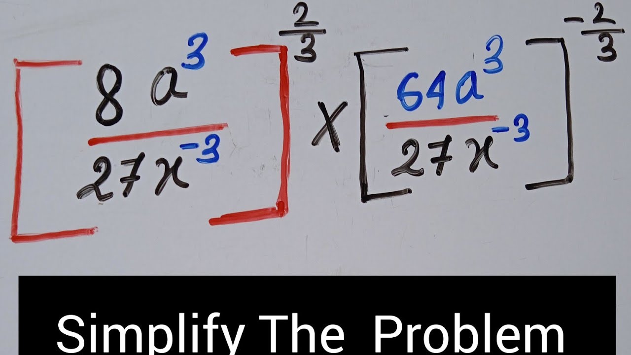 A Beautiful Exponential Simplification //Solve The Simplification - YouTube