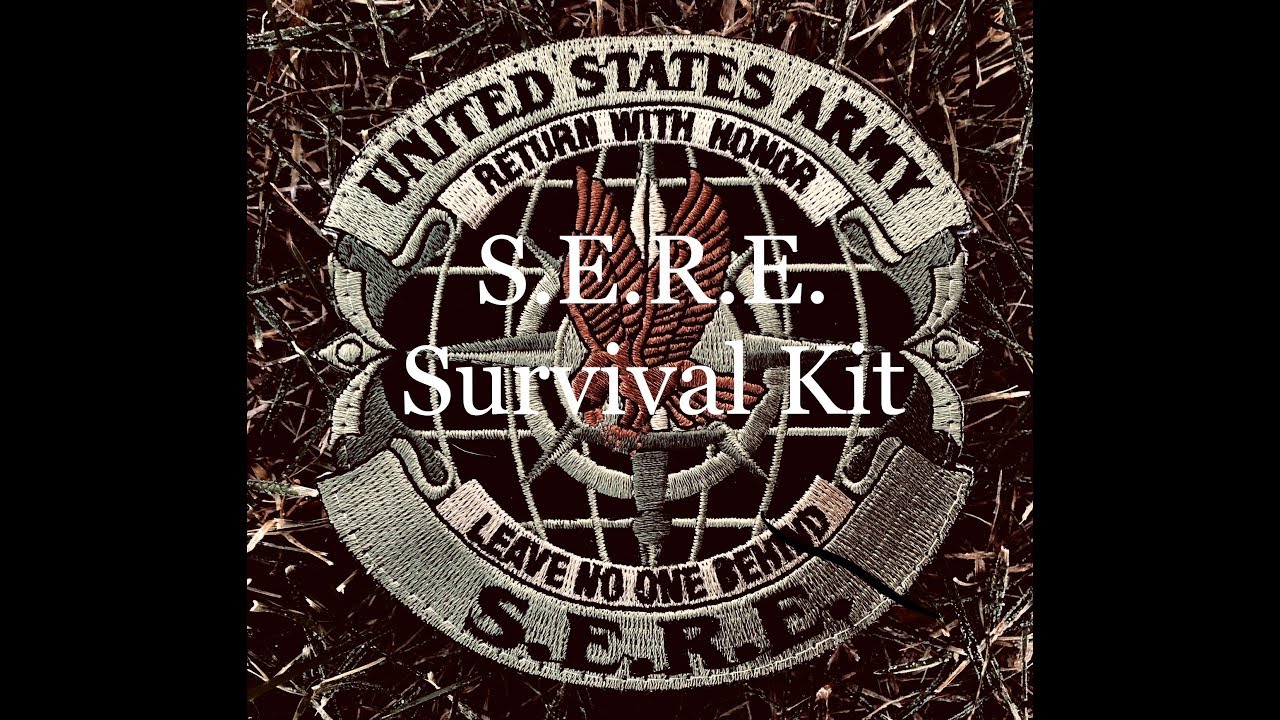 SERE School Survival Kit - YouTube