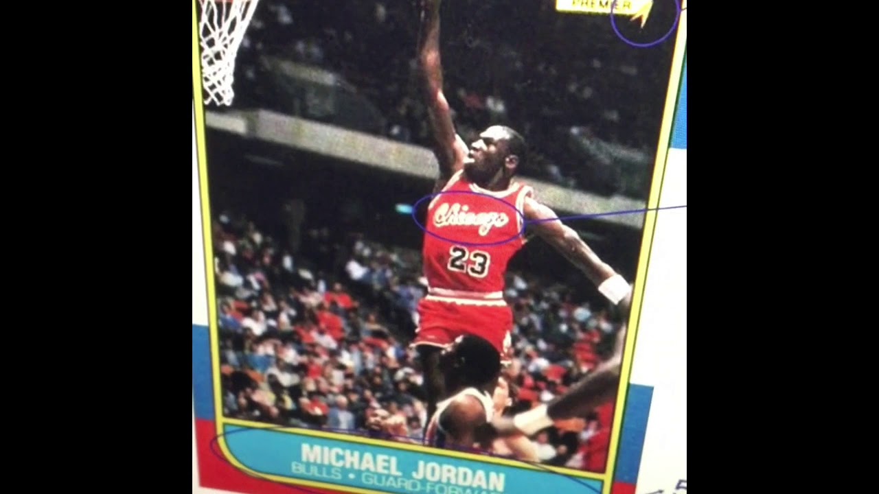 REAL OR FAKE!!!! Jordan rookie card! - YouTube