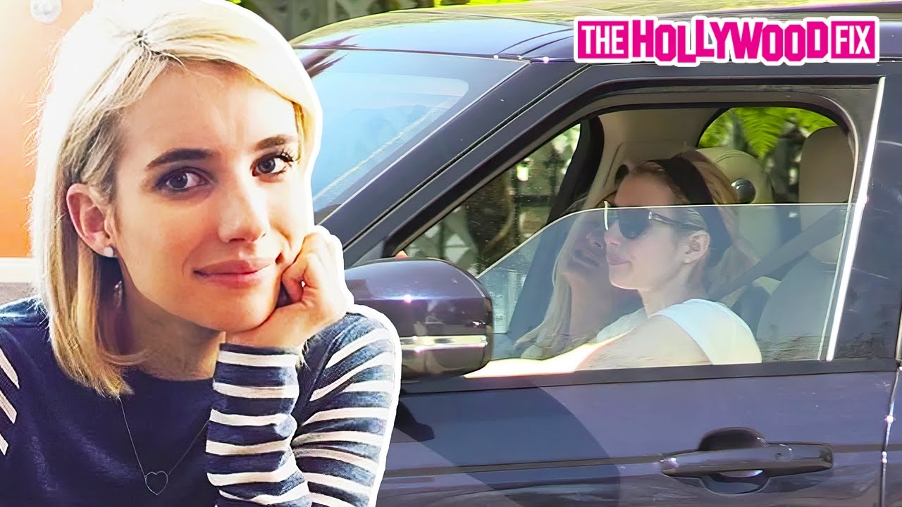 Emma Roberts Scoops Up Her Bestie To Take The New Range Rover Out For A ...