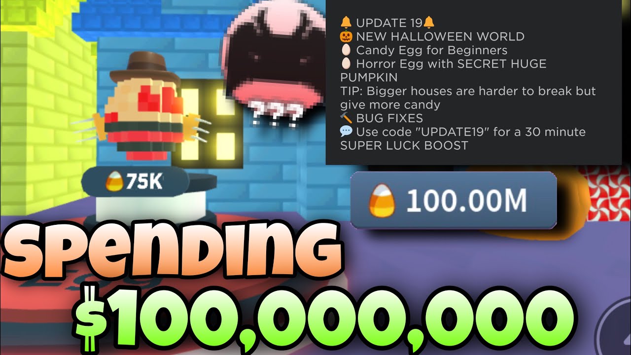SPENDING 100 MILLION candy coins in Mining clicker simulator!!! - YouTube