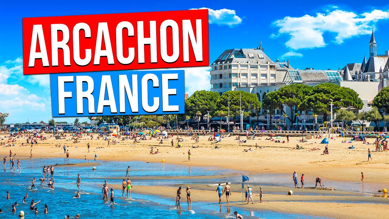ARCACHON - FRANCE (City tour of Arcachon on the Arcachon Bay in 4K ...