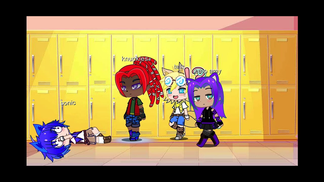 Amy is emo!// Sonic tails and knuckles// Sonic passes out! - YouTube
