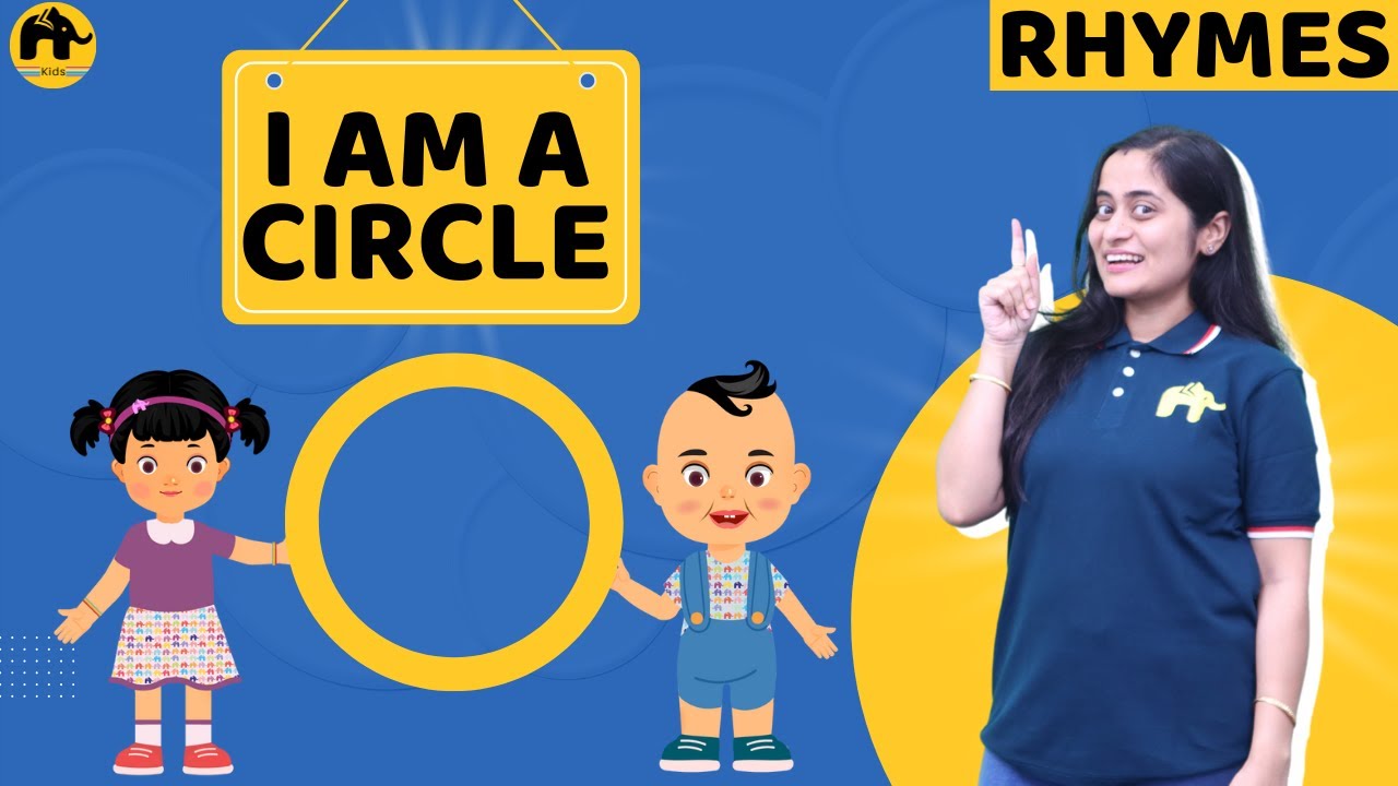 I am a Circle | LearnoHub Kids | Nursery Rhymes - YouTube