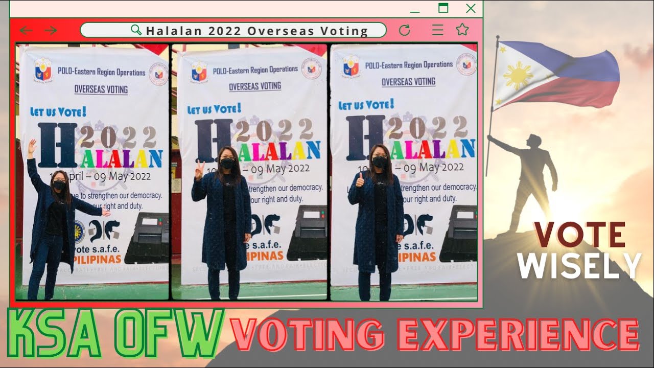 HALALAN 2022 OFW SAUDI ARABIA - YouTube