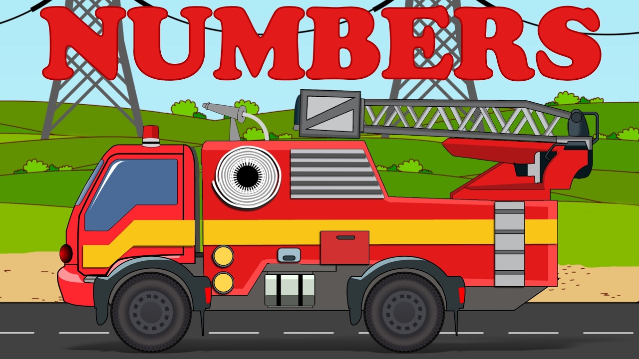 Fire Truck | Learn Numbers | Educational Video - YouTube