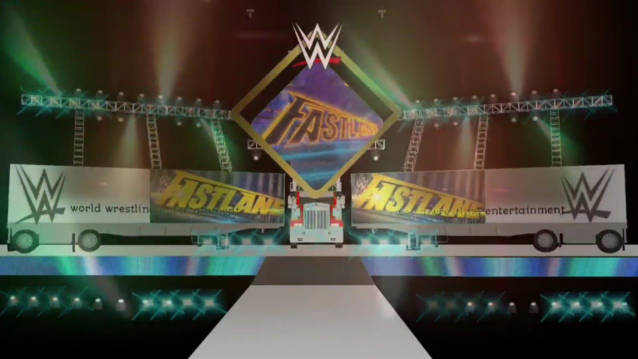 WWE Fastlane 2021 Custom Stage Design & PYRO | Bobby Lashley Vs Drew ...