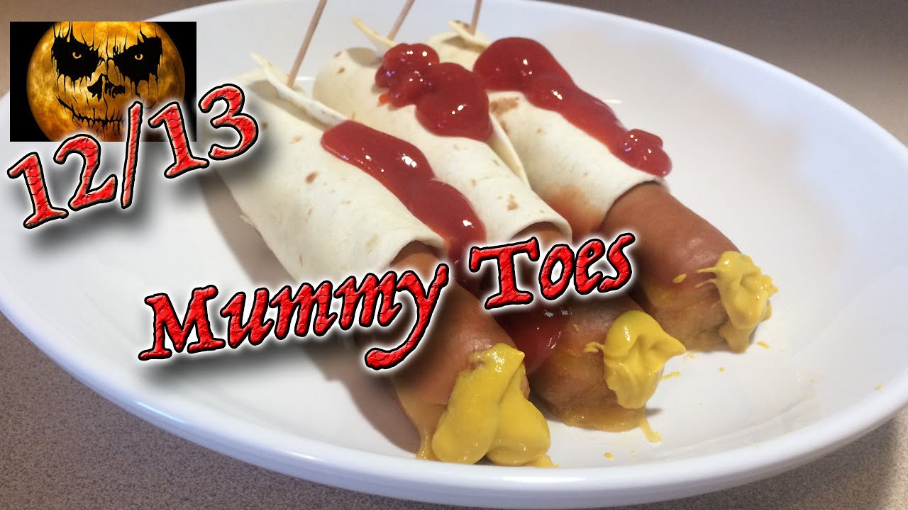 Mummy Toes | Halloween recipe - YouTube