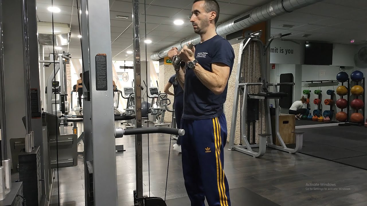 Biceps Curl Cable Machine - Grow Biceps - Build Arm Muscles and Gain ...