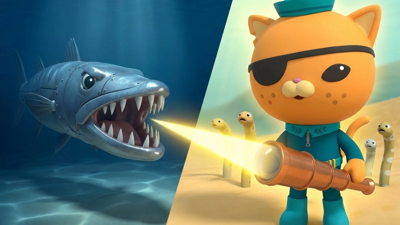 Octonauts vs The Giant Barracuda! 🐟 Kwazii's Secret Sun Weapon! ⚔️ ...