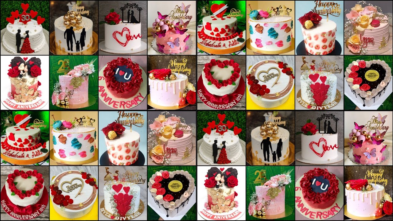 💞New Anniversary Cake Design 2023/Wedding Anniversary Cake Design ...