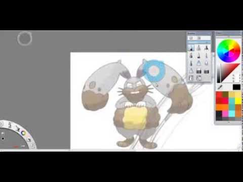 Pokemon X and Y Speed Drawing - Diggersby - YouTube