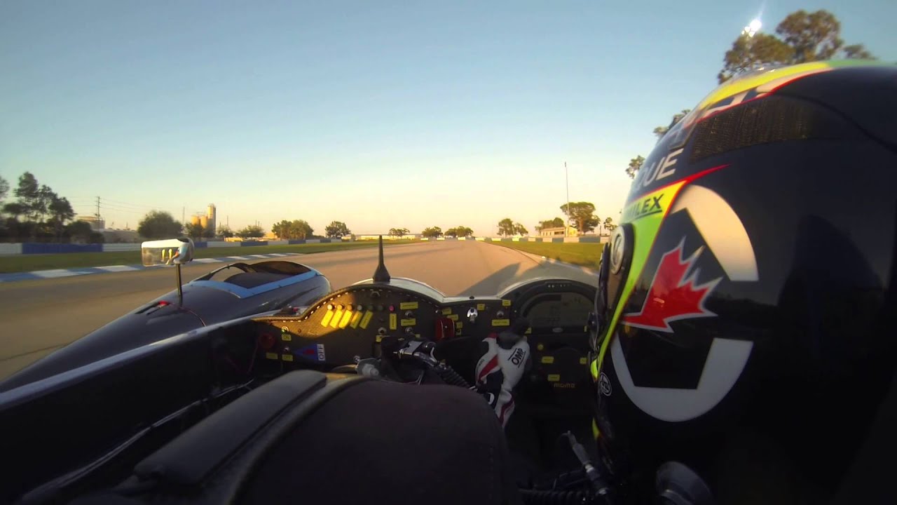 Alex Tagliani In Car Video Sebring Test - YouTube