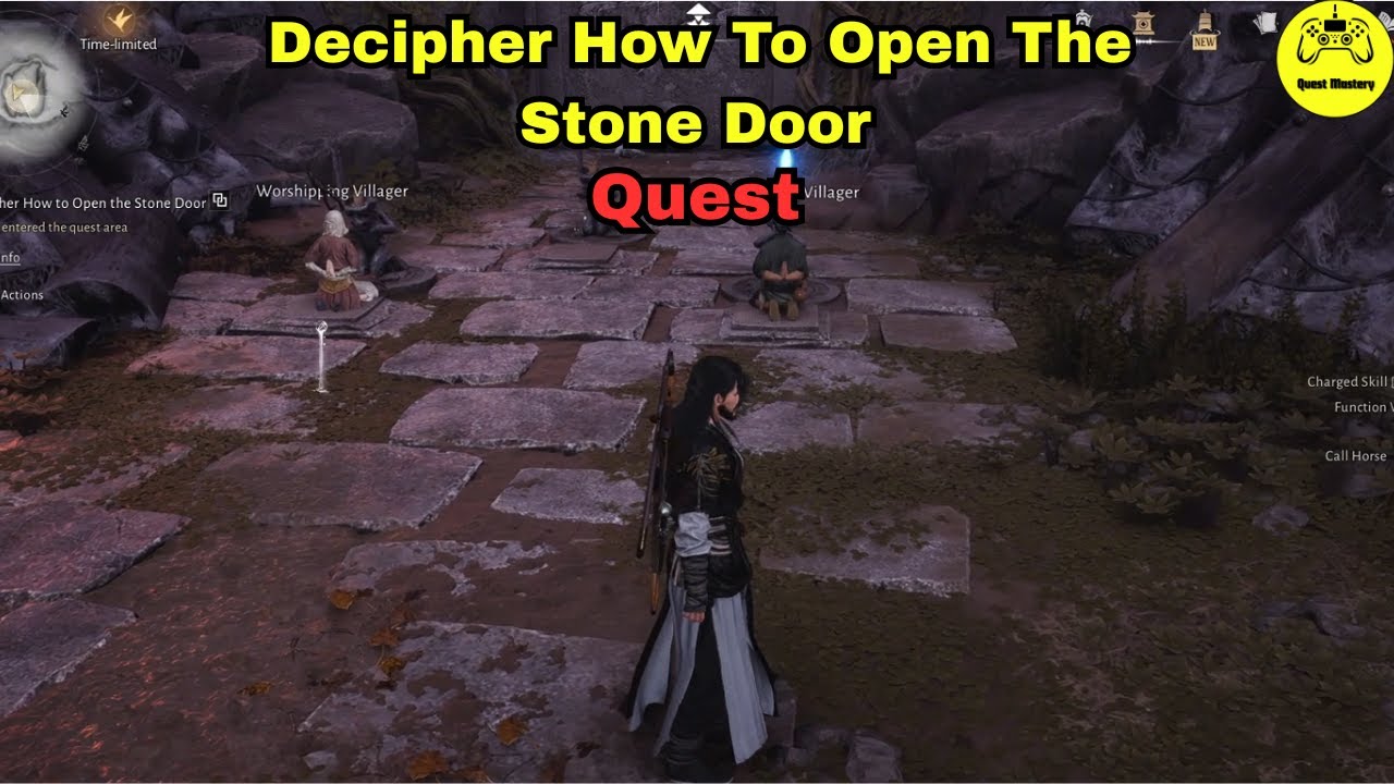 Decipher How To Open The Stone Door Quest Where Winds Meet - YouTube