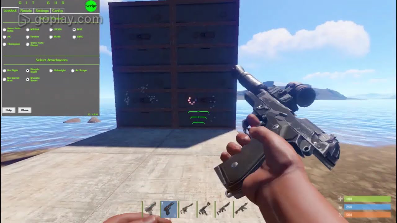 Rust Anti Recoil And Reticle Script Version 1 6 4 Youtube