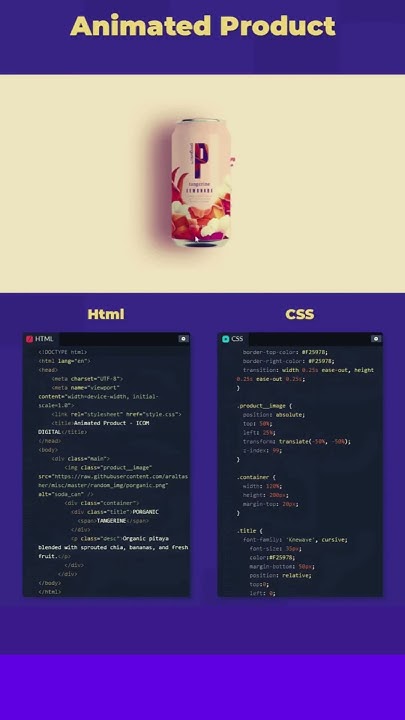 Animated Product Showcase Coding Softwaredeveloper Python Fypシ゚viral Youtube