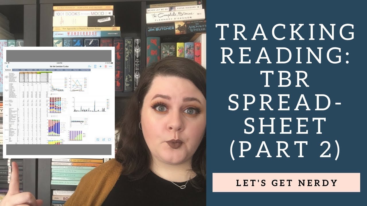 TBR & Collection Spreadsheet Part 2 | Tracking Reading - YouTube