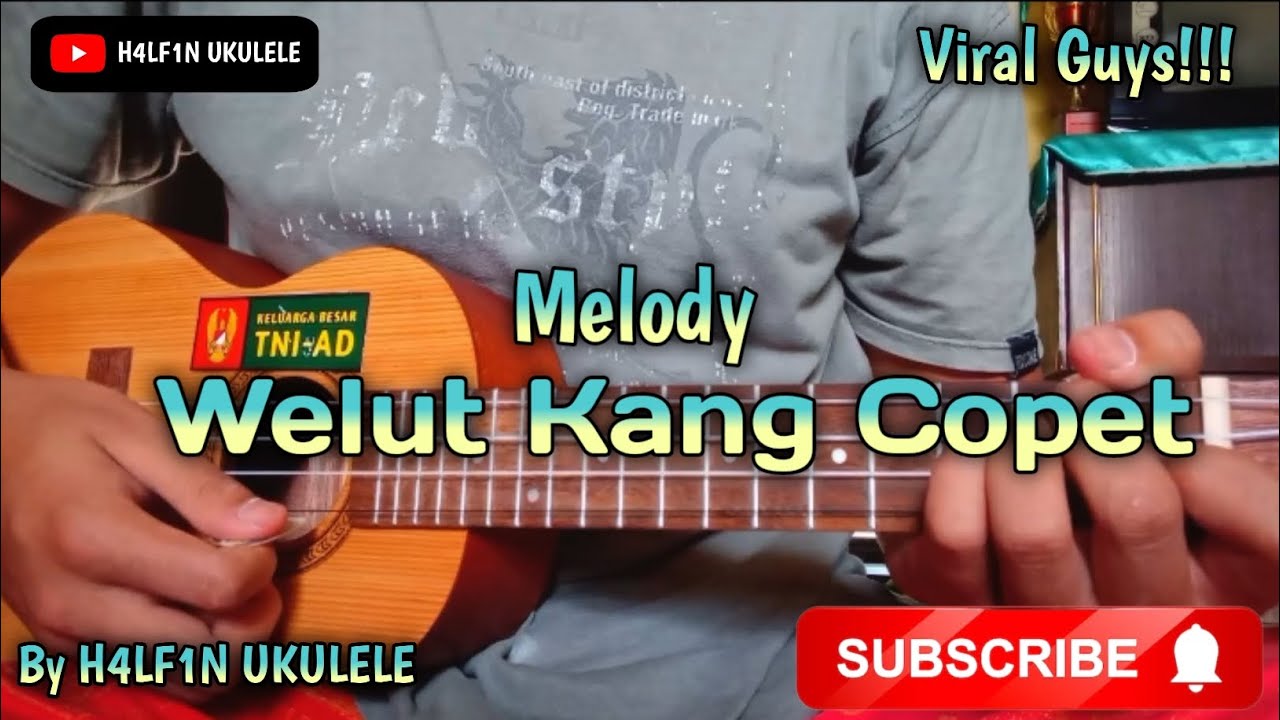 (Melody Kang Copet) ll Ukulele Senar 4 By H4LF1N UKULELE - #subcribe #fypシ゚ #like - YouTube