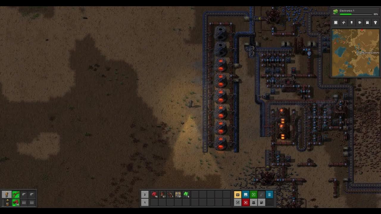 Factorio sounds to smelt to - YouTube
