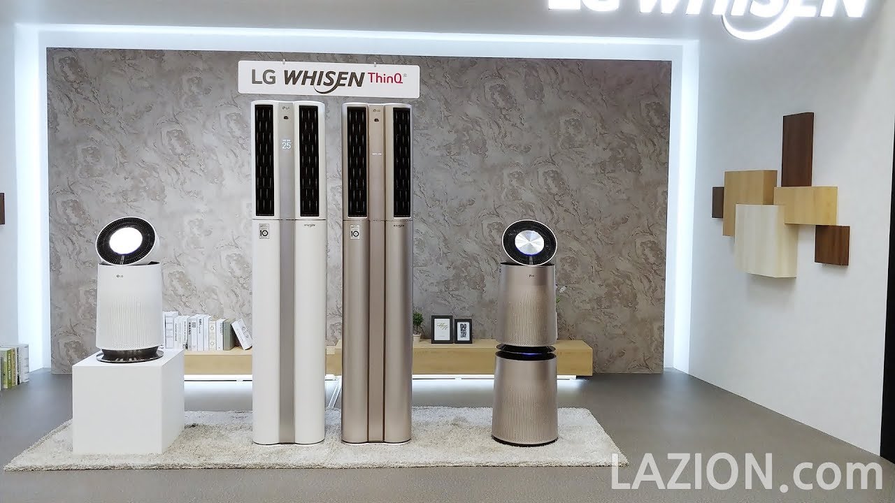 LG 휘센 WHISEN 2018(제작비지원) 음성 인식 시연 - YouTube