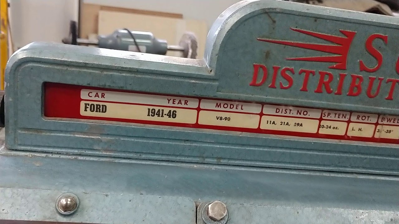 1947 Sun Distributor Tester - YouTube