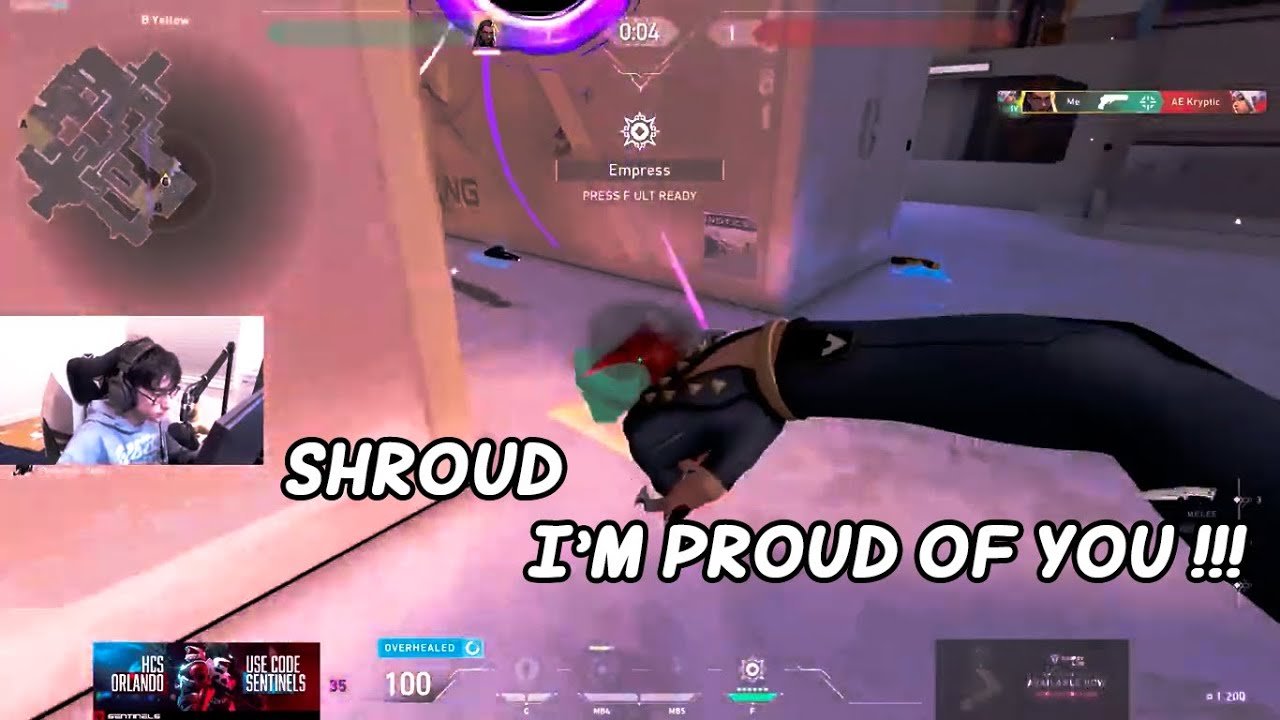 SEN TenZ Surprising Shroud With His Gameplay - YouTube