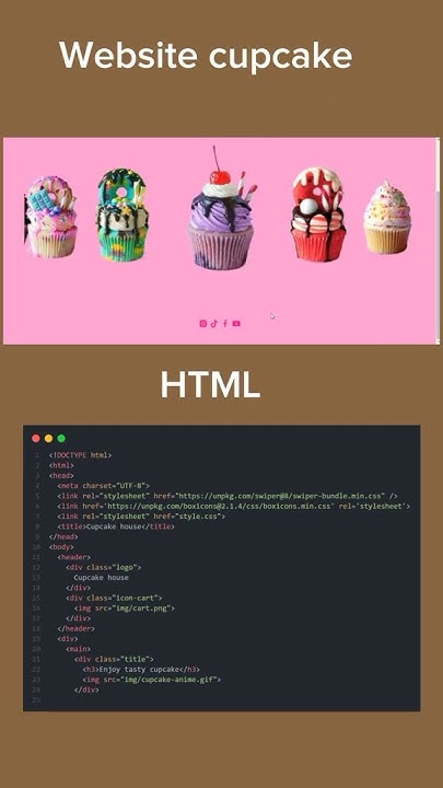 Ice-Cream Website with HTML5 and CSS3 #html #css #tailwindcss #coding #programming - YouTube
