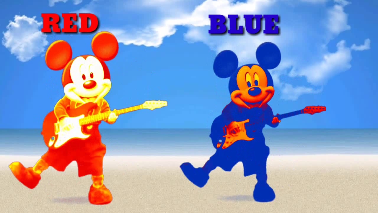 Learn colors with Micky dancing for kids, Amazing Micky colors dancing ...
