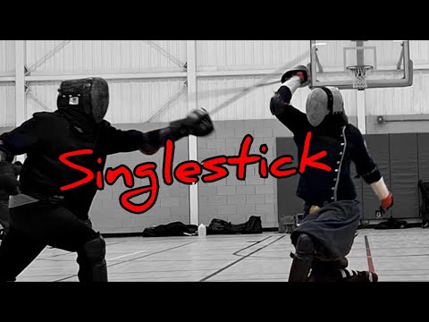 Singlestick Sparring w/ G.P. (HEMA) - YouTube