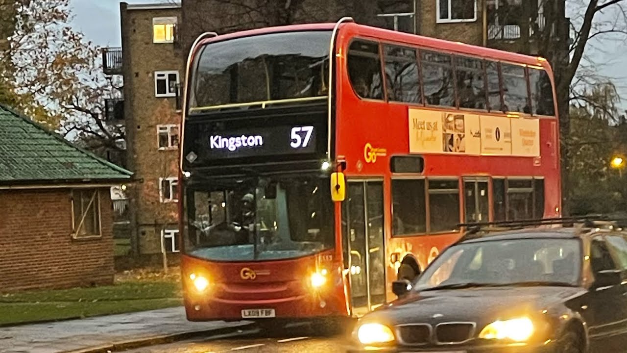 *Soon to be Withdrawn* Journey on E115 LX09FBF Enviro 400 on Route 57 ...