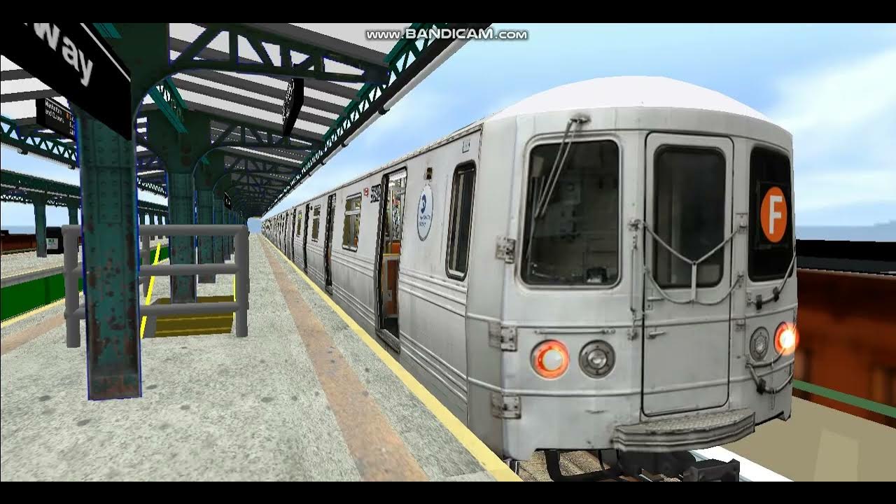 Openbve: Manhattan Bound R46 (F) Train @ Kings Hwy - YouTube