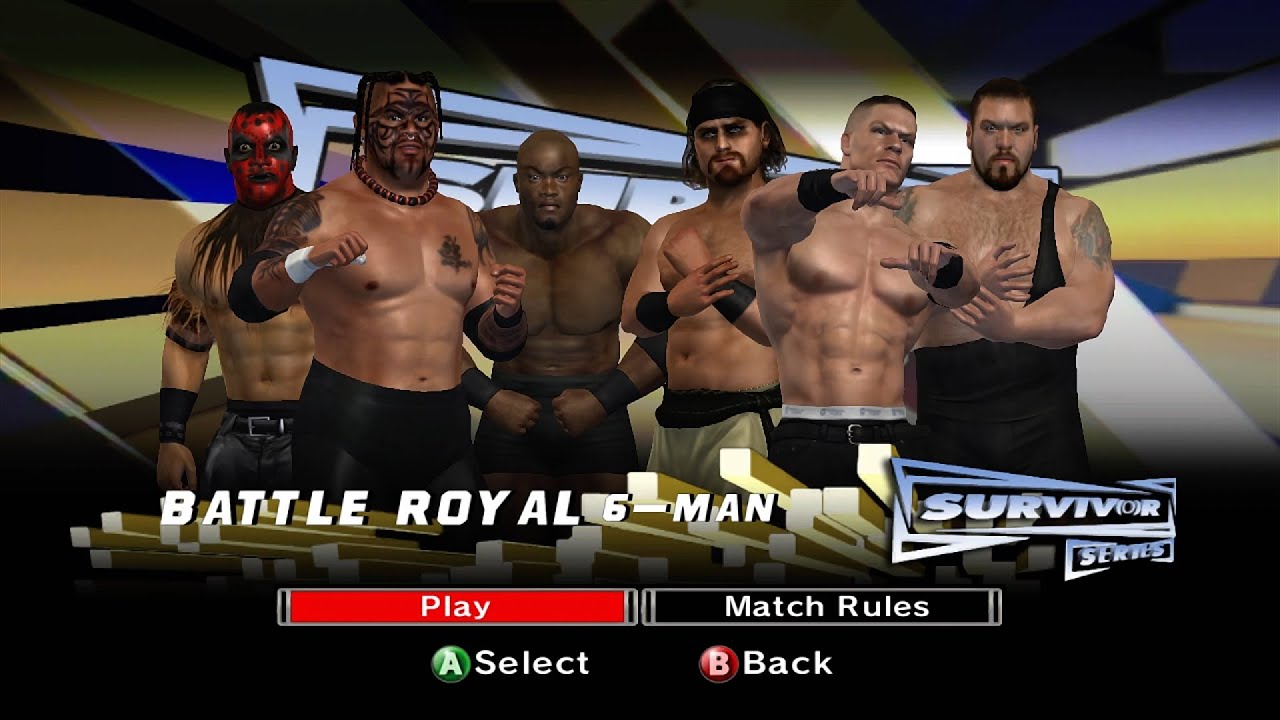 WWE SVR 2007 - TheBoogeyman,Umaga,BobbyLashley,PaulBurchill,JohnCena ...