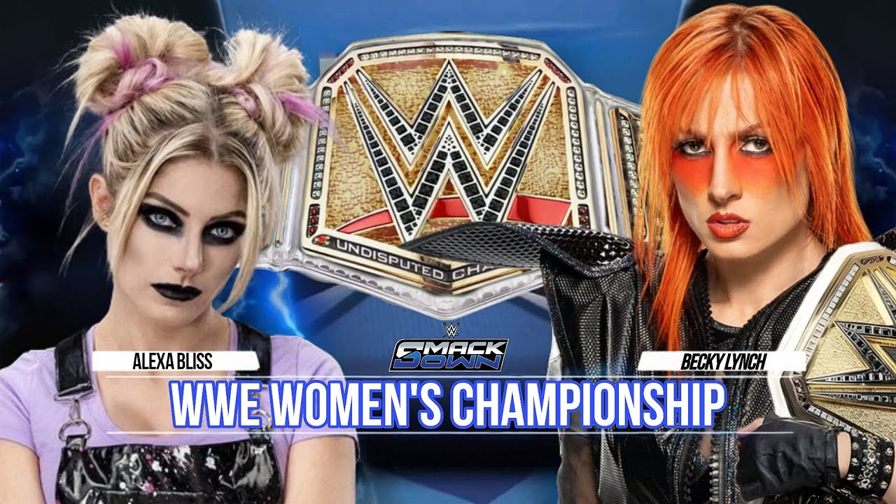 WWE2K24 SMACKDOWN ALEXA BLISS VS BECKY LYNCH WWE WOMEN´S CHAMPIONSHIP ...
