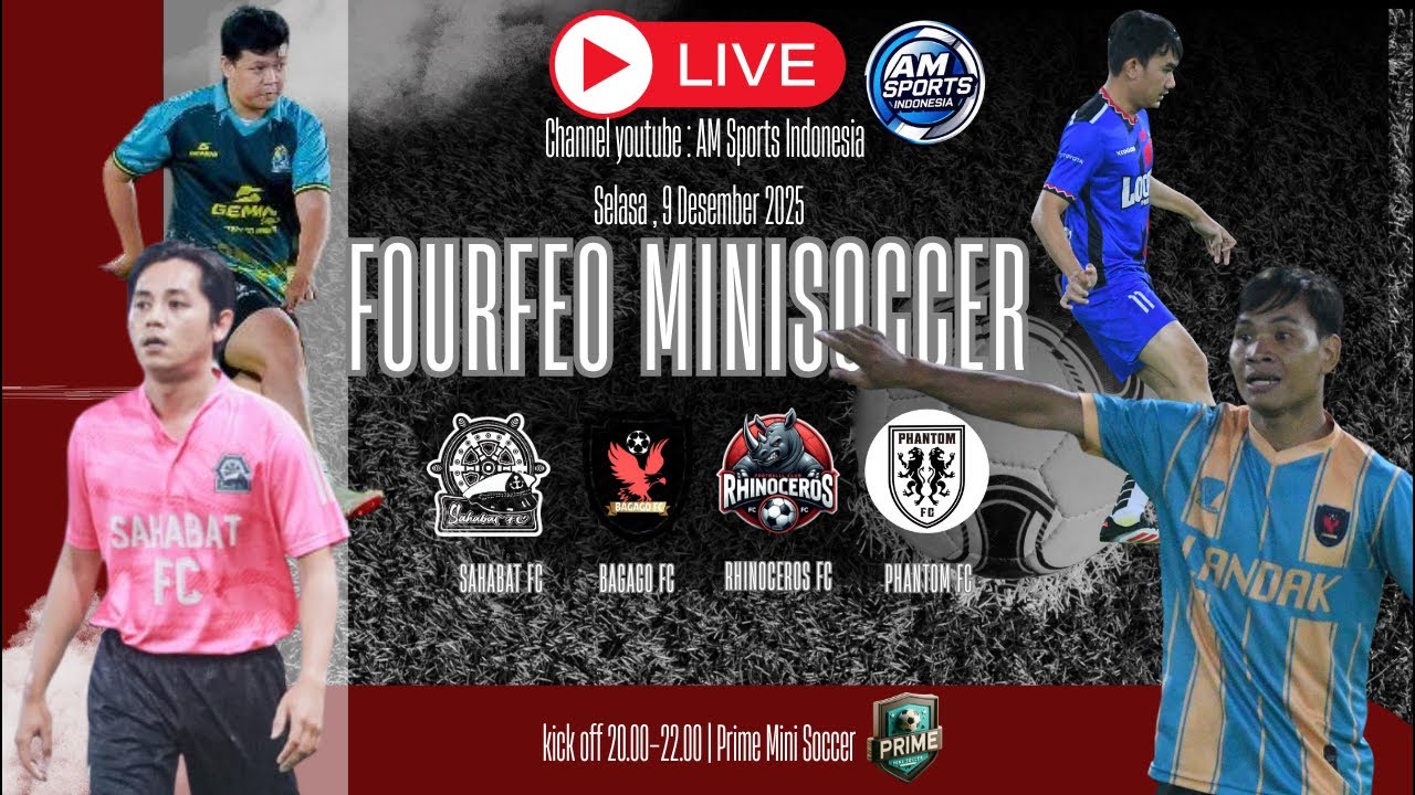 FOURFEO MINISOCCER‼️AM Sports Indonesia sedang live sekarang! - YouTube