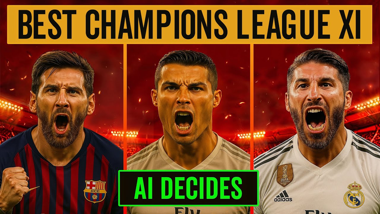 BEST Champions League XI Ever - Picked by AI - YouTube