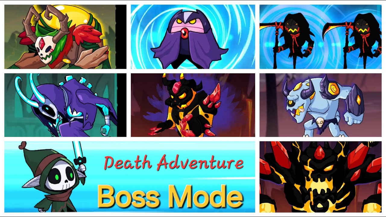 Death Adventure All Bosses Fight (No Damage) - YouTube