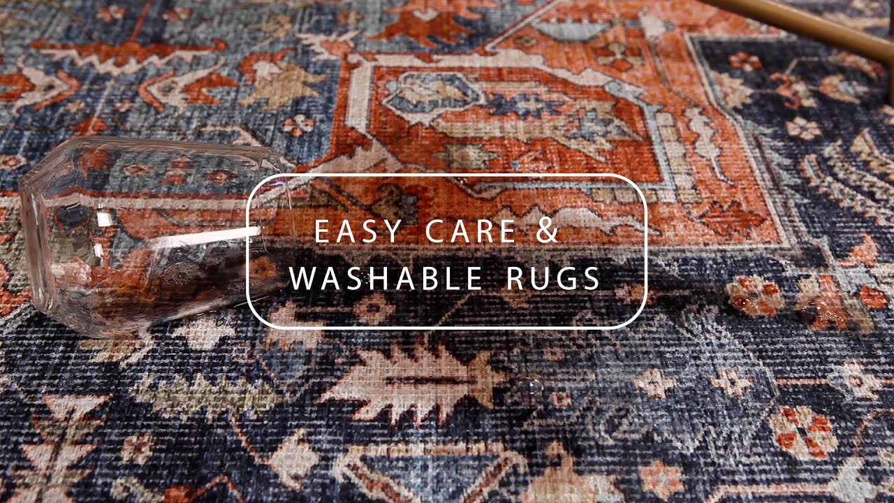 Live Easy with Machine Washable Rugs - YouTube